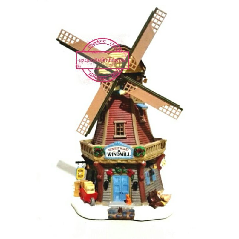 Lemax Harvest Crossing" Harvest Valley Windmill" | Shopee Philippines