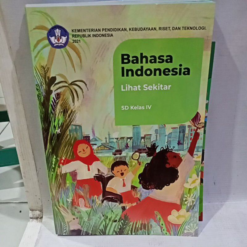 Indonesian Language Book See Around Elementary School, The Latest 4th ...