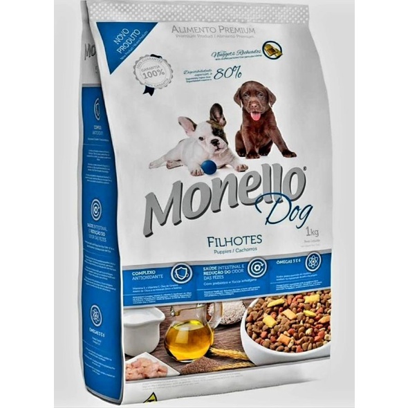 MONELLO DOG FOOD - PUPPIES 1Kg (Original Packaging) | Shopee Philippines