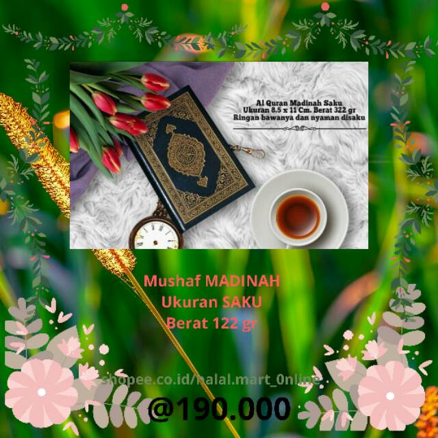 Medina mushaf / Middle East mushaf | Shopee Philippines
