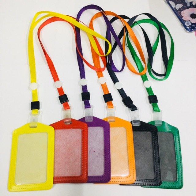 1pc ID holders leather case with lace | Shopee Philippines