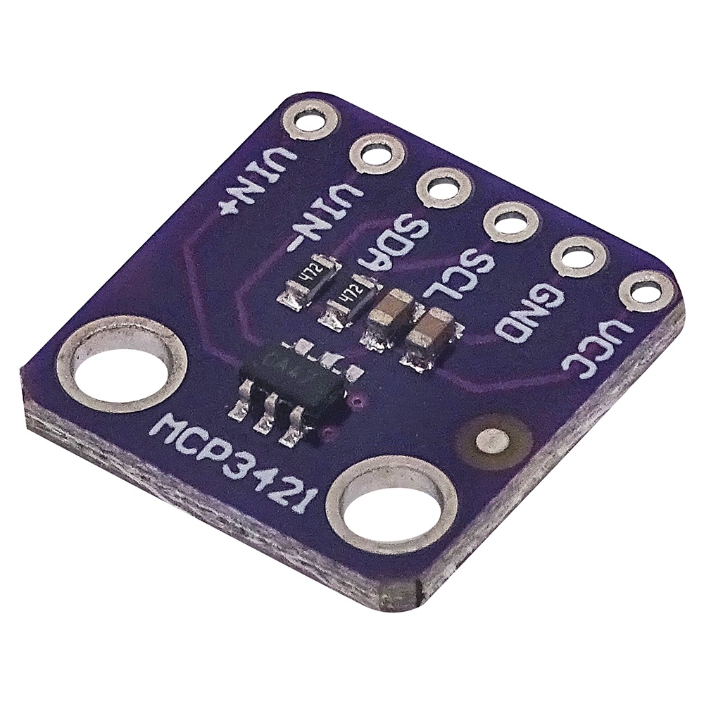 MCP3421 I2C SOT23-6 delta-sigma ADC Evaluation Module Board For PICkit ...
