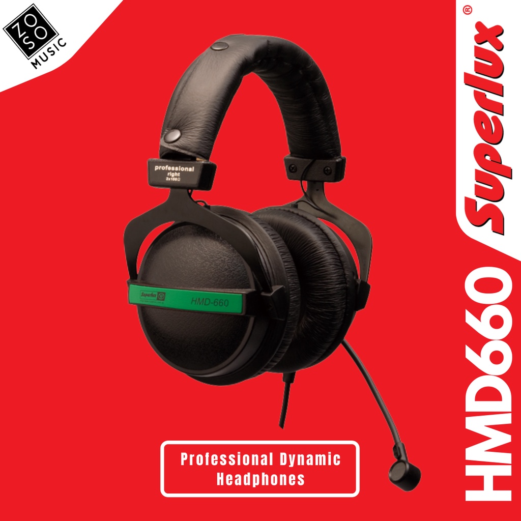 SUPERLUX HMD-660E DYNAMIC HEADSET (SUPERLUX/ HMD660/ DYNAMIC HEADSET ...
