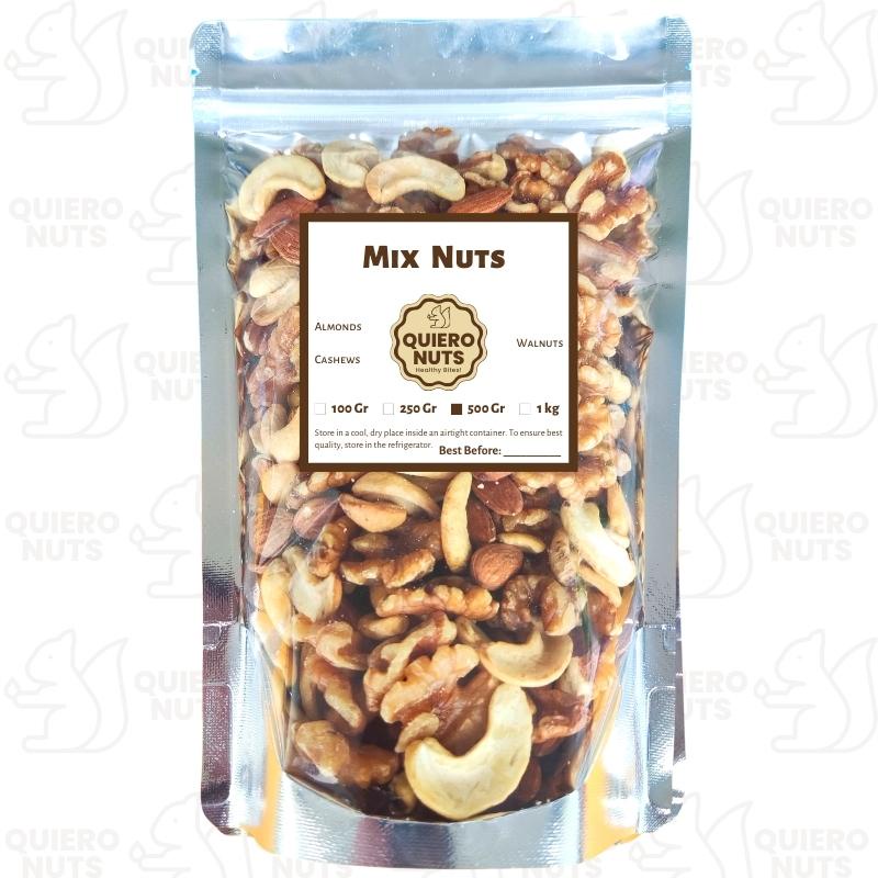 Mix Nuts (Almonds, Walnuts and Cashew 33,3% each) | Shopee Philippines