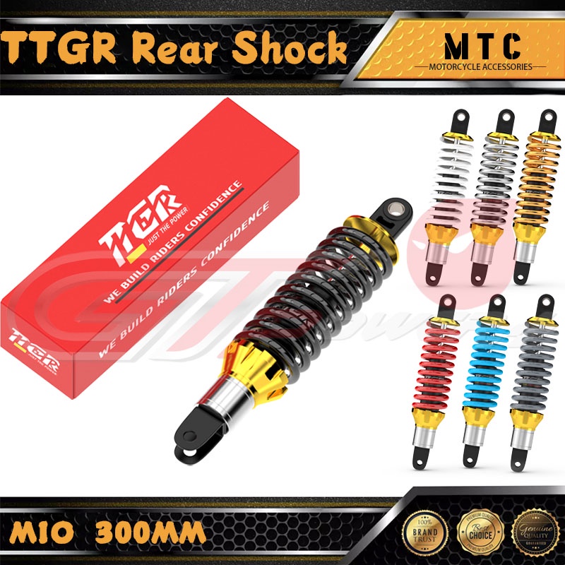 TTGR Rear Shock MIO 300MM /MIO 110/MIO 115/MIO 125/MIO M3/MIO SOUL/BEAT/BEAT FI/Made in Thailand ...
