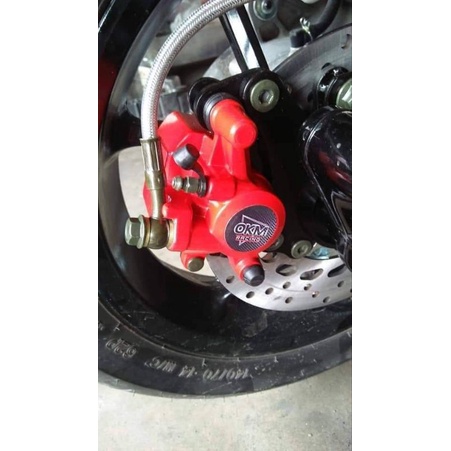 OKM REAR DISC BRAKE ASSEMBLY AEROX V1 | Shopee Philippines