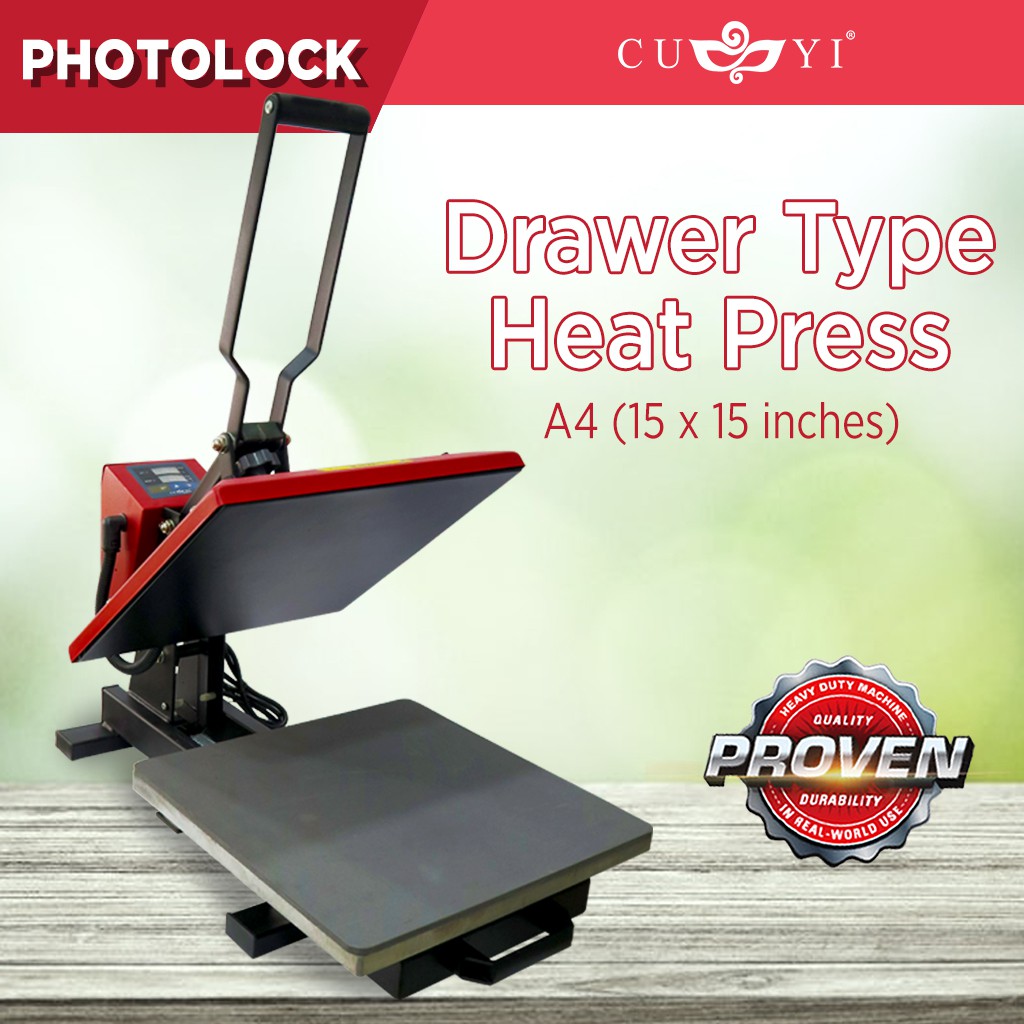 CUYI /Quaff Heat Press Machine Digital Heat Pres Machine A4 & A3 Size ...