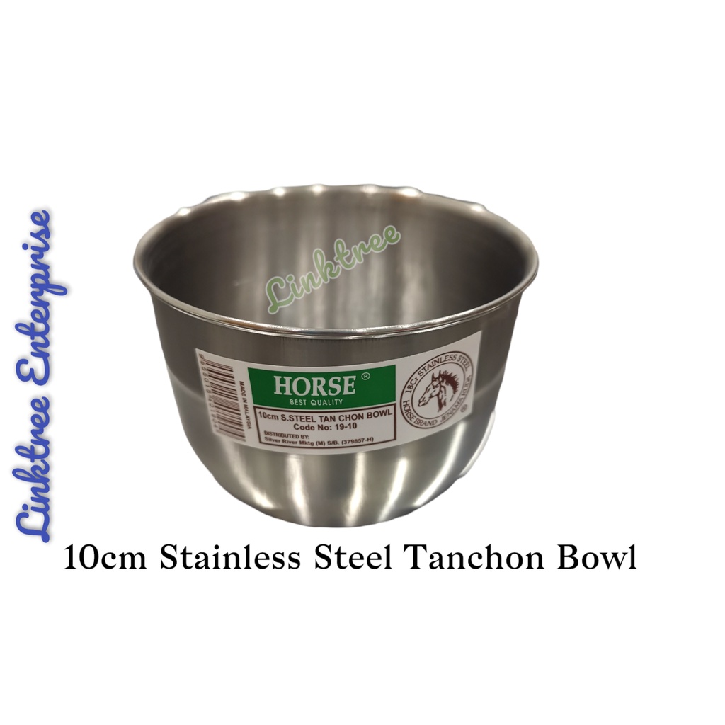 Link3 Horse 10cm Stainless Steel Tanchon Bowl (炖盅) | Shopee Philippines