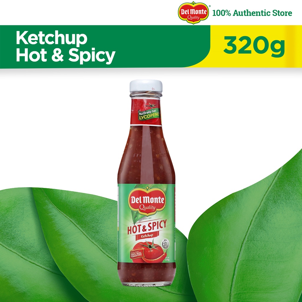 DEL MONTE Hot & Spicy Ketchup with High-quality Tomatoes and No ...