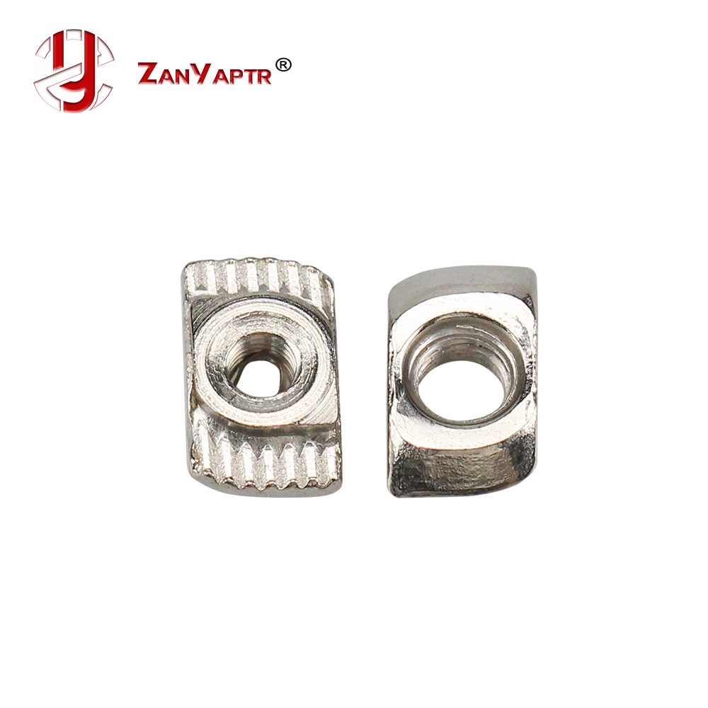 10Pcs M3 M4 M5 Carbon steel T type Nuts Fastener Aluminum Connector For ...