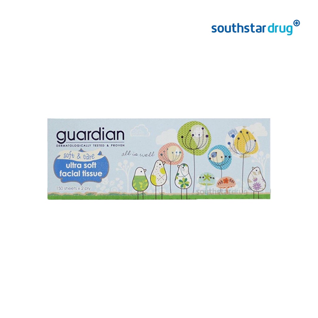 Guardian Ultra Soft Facial Tissue 150 Pulls | Shopee Philippines