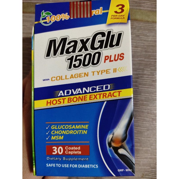 Max Glu 1500 PLUS with Collagen type II IMPORTED FROM U.S | Shopee ...