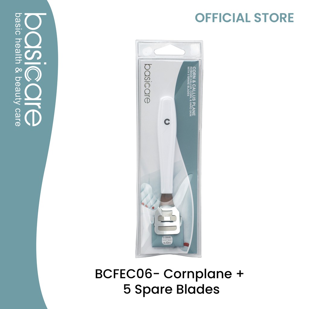 Basicare Bc Cornplane + 5 Spare Blades BCFEC06 | Shopee Philippines