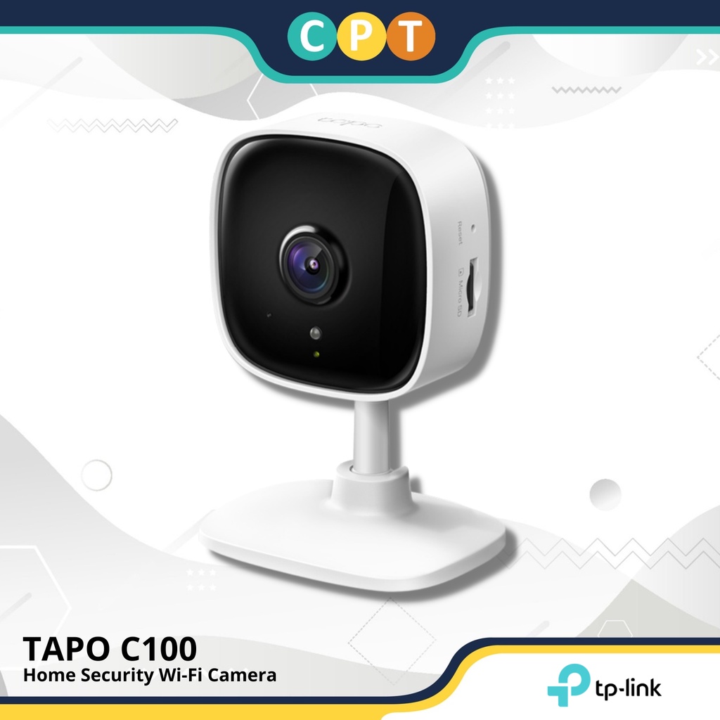 TP-Link Tapo C100 Home Security Wi-Fi Camera | Shopee Philippines