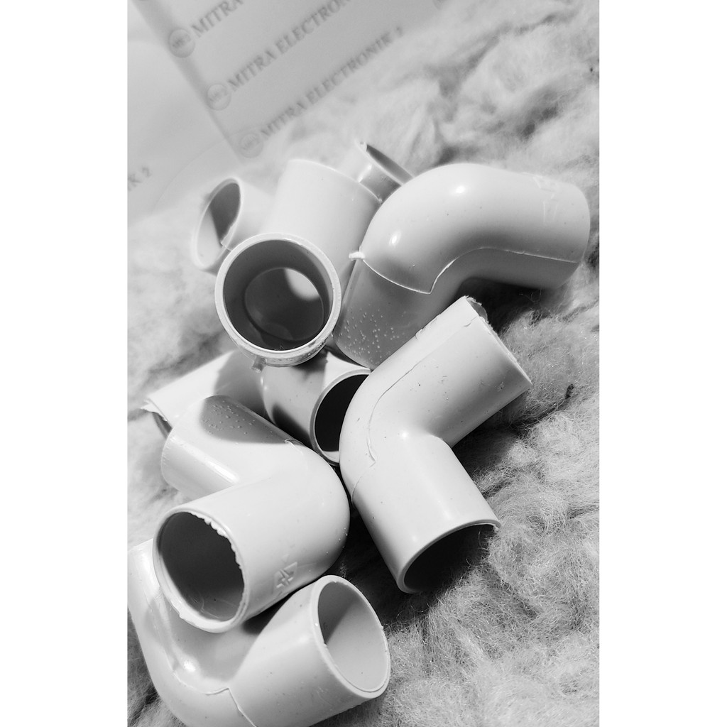 PUTIH Elbow PARALON 5/8 PIPE CONNECTION / WHITE ELECTRIC PARALON GOOD ...