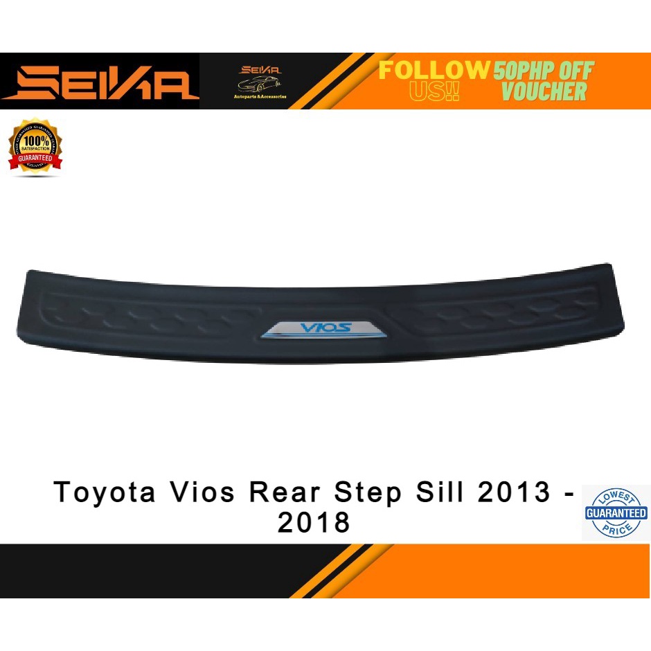 Toyota Vios 2014-2018 Rear Step Sill, car accessories, toyota car ...