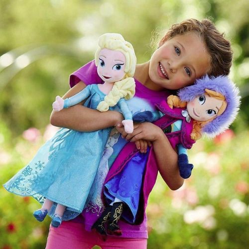 2pcs Disney Frozen Fever Elsa And Anna 20" Plush Dolls | Shopee Philippines