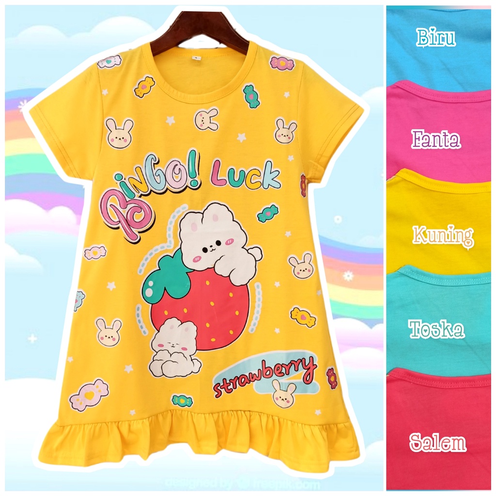 DEDINA CHILDREN'S DASTER 2-10 YEARS CHARACTER MOTIF (H) | Shopee ...