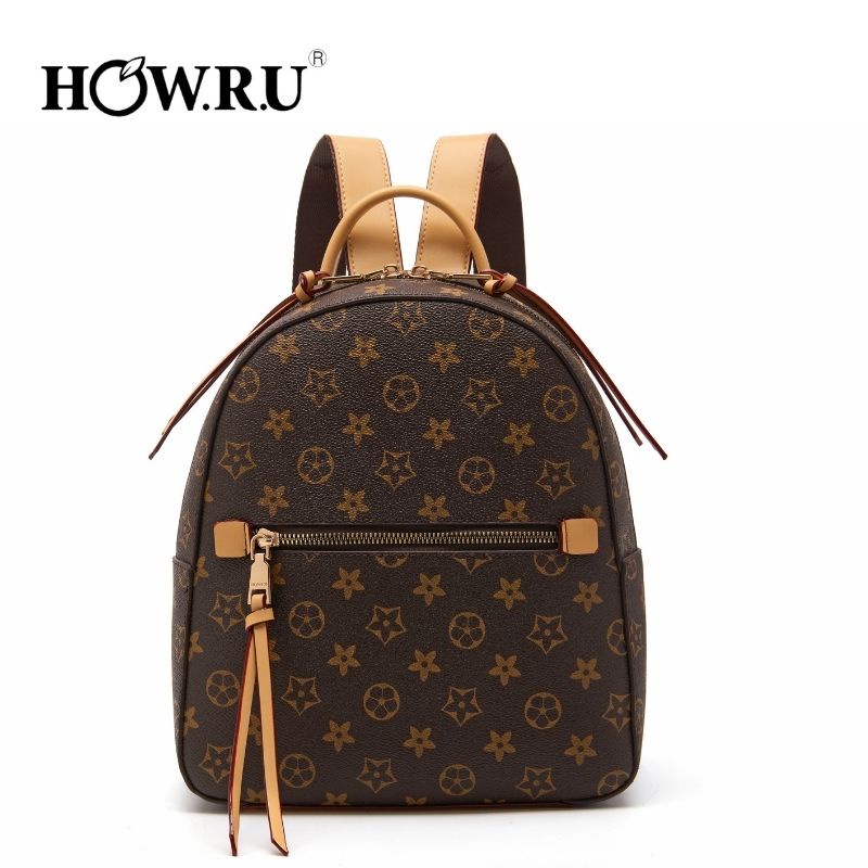 How.R.U New Original Leather Backpack | Shopee Philippines