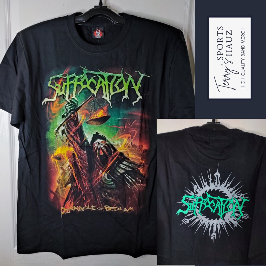 SUFFOCATION ROCK YEAH BAND SHIRTS ASSORTED DESIGNS | Shopee Philippines