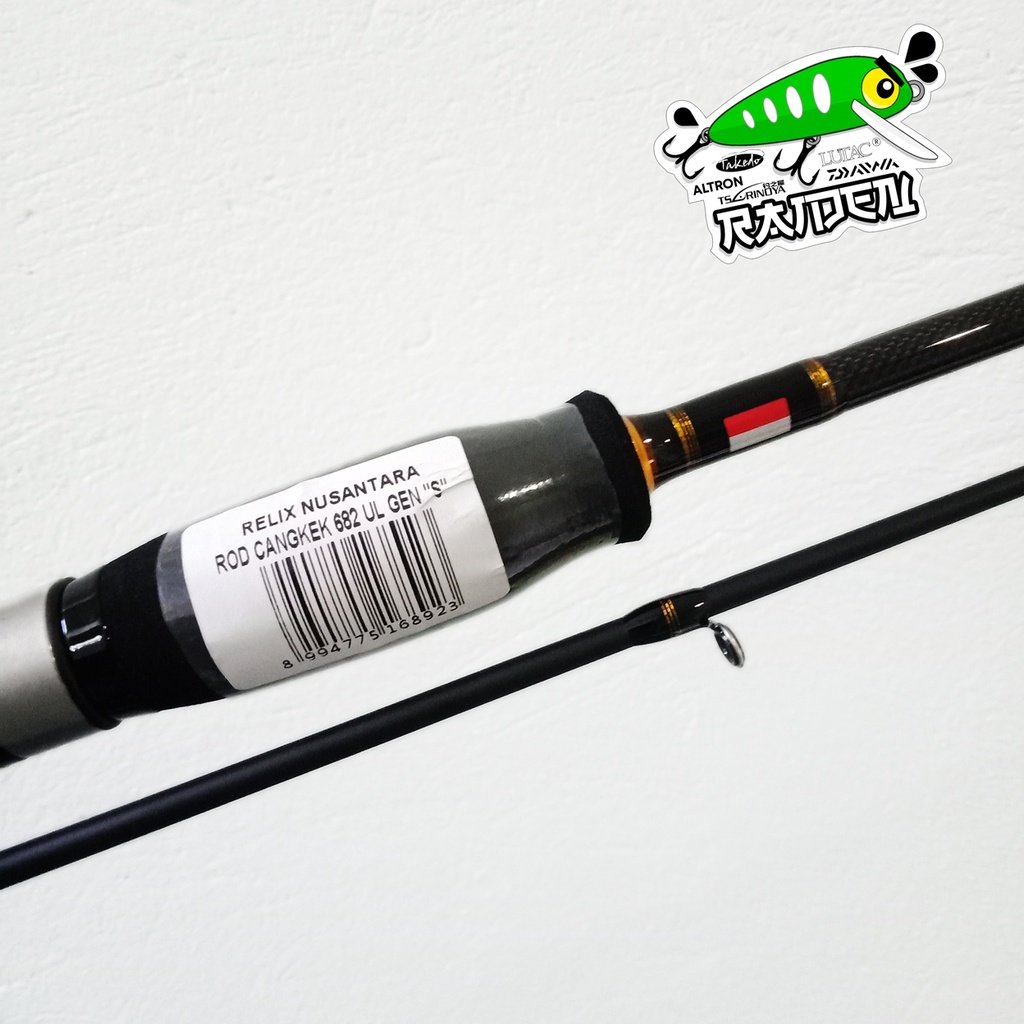 Relix Nusantara Cangkek Generation S 682 UL Spinning Rod | Shopee ...