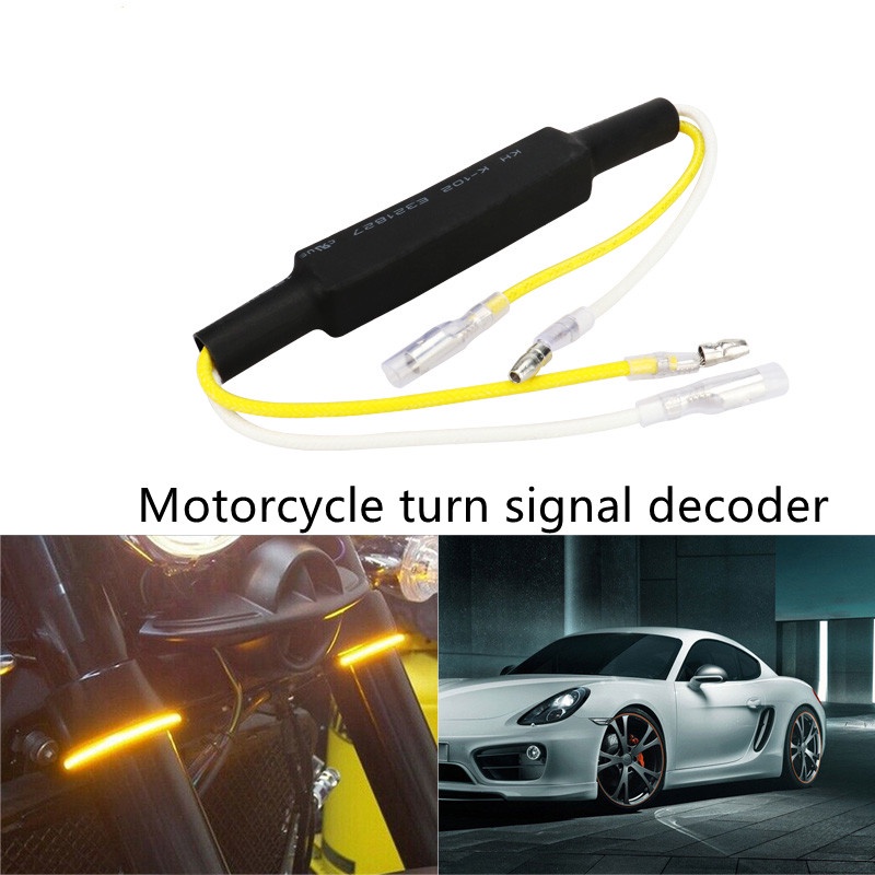 Motorcycle Turn Signal Lights Canbus Load Resistor Flasher LED Fault ...