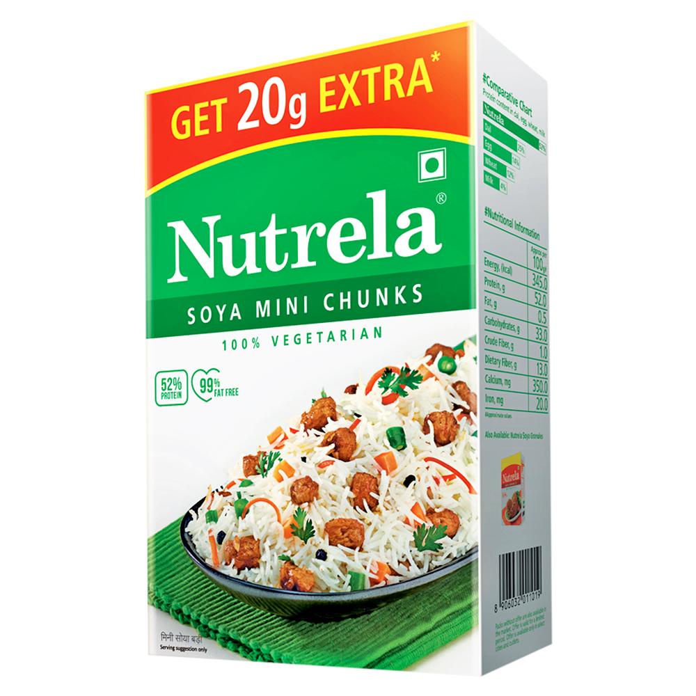 Nutrela Mini Soya Chunks - TVP - 100% Vegetarian/Vegan - From India ...