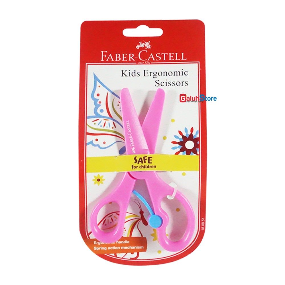 Faber Castell Kids Ergonomic Scissors | Shopee Philippines