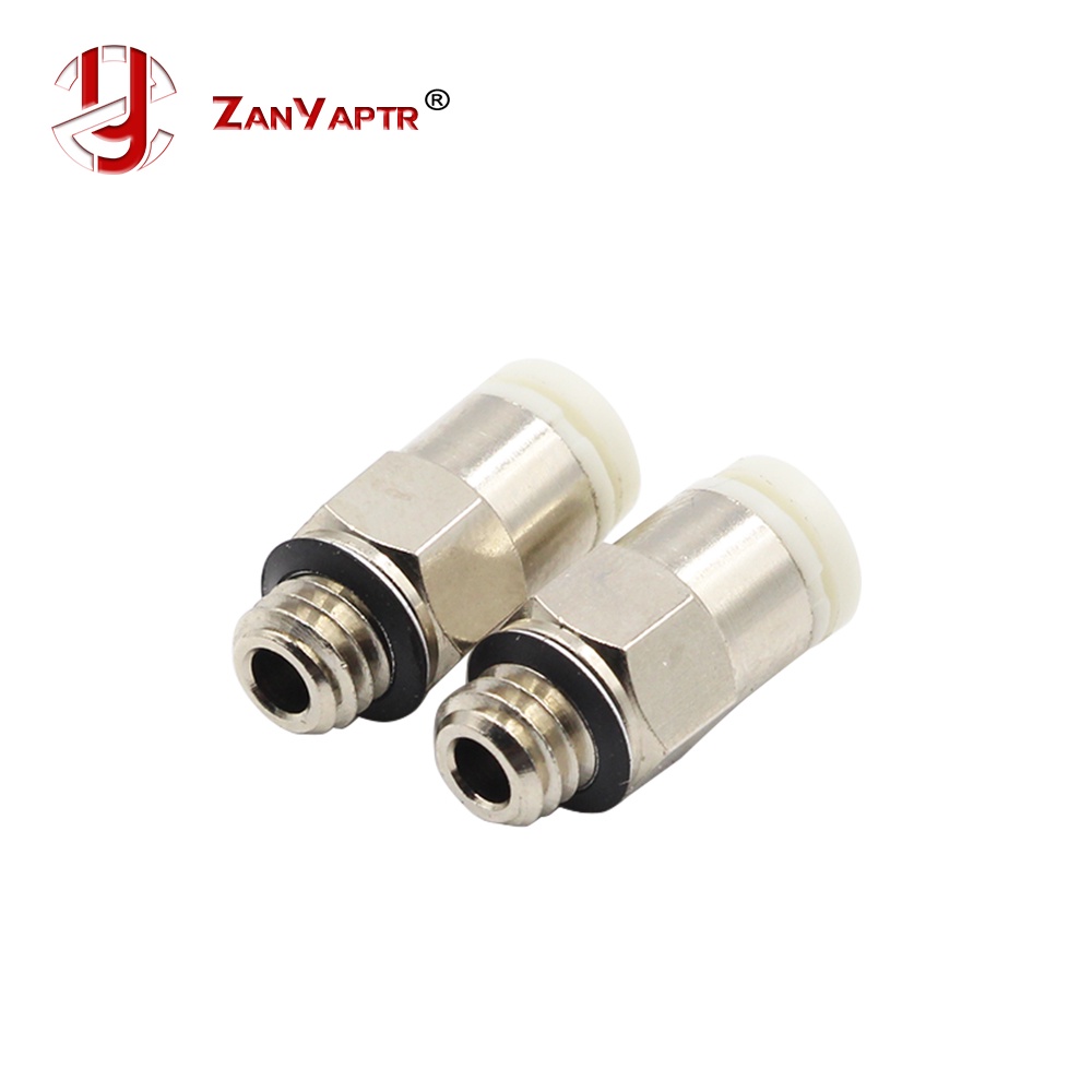 2pcs Pneumatic Fittings Connector Straight Air 3D Printers Parts Copper ...