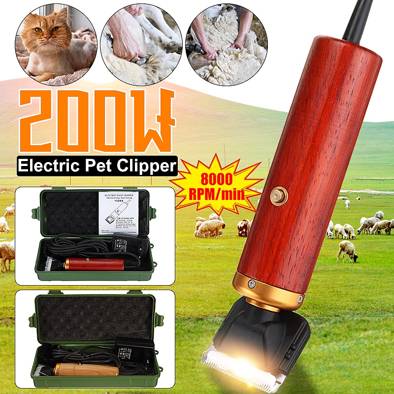 AC110V-240V Electric Horse Sheep Pet Hair Clipper Shearing Kit Shear ...