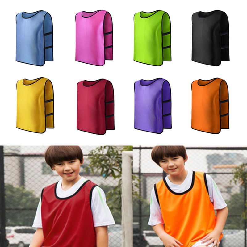 gym Children Kid Team Sports Football Soccer Training Pinnies Jerseys ...