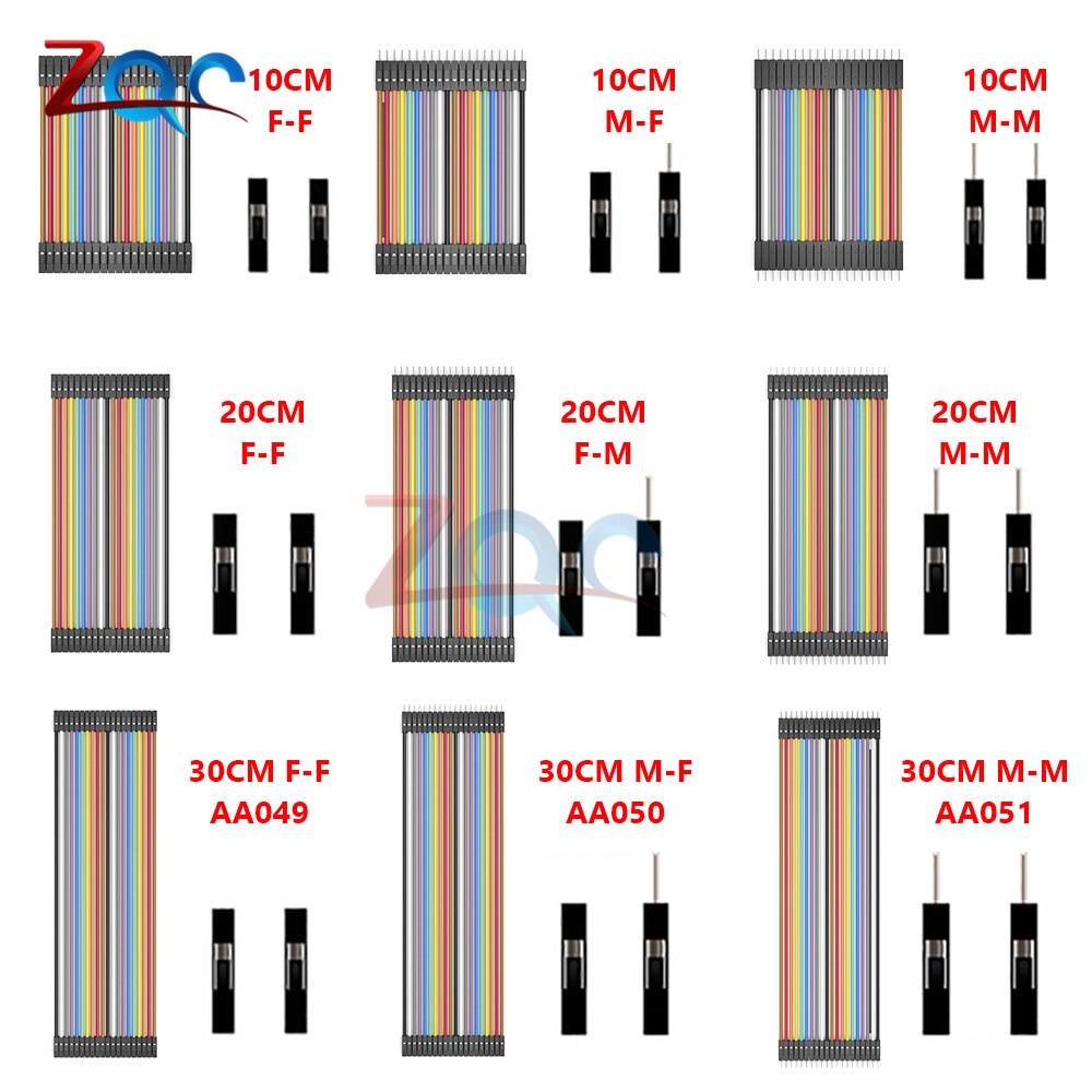 Dupont Line 10CM 20CM 30CM 15CM 40CM Male to Male / Female to Male or ...