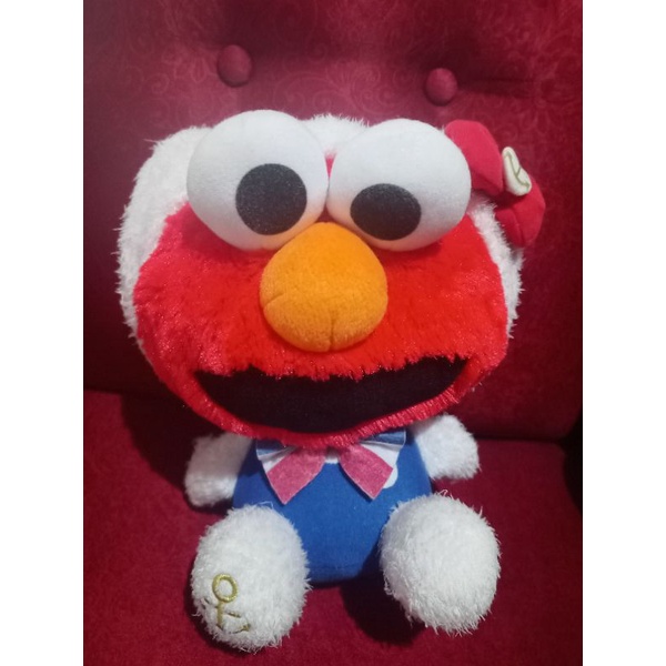 Hello Kitty x Elmo Sesame Street Stuffed Toy | Shopee Philippines
