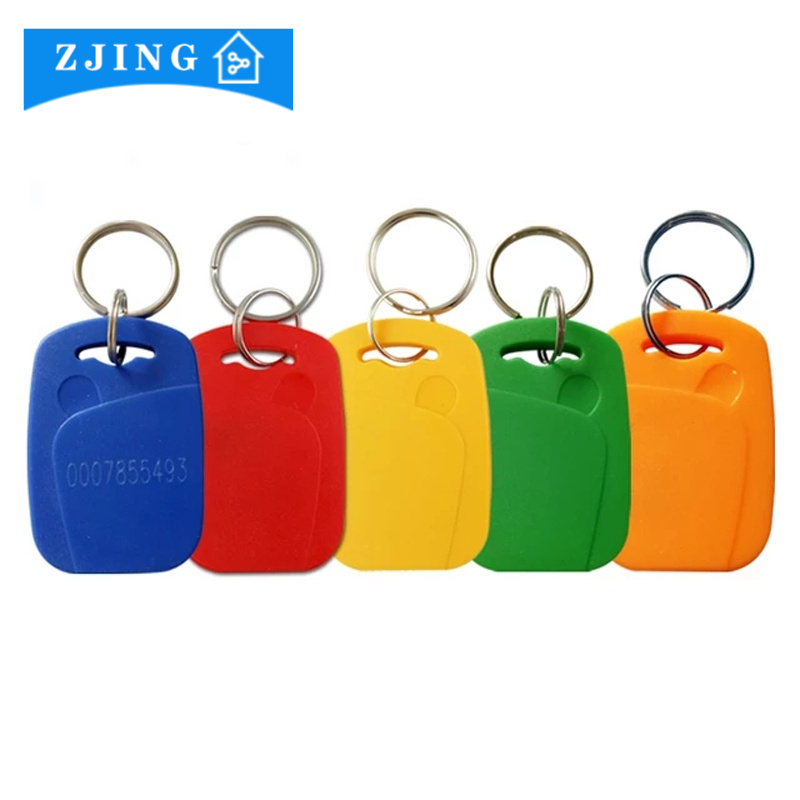 100Pcs RFID Tag Key Fob Keyfobs Keychain Ring Token 125Khz Proximity ID ...