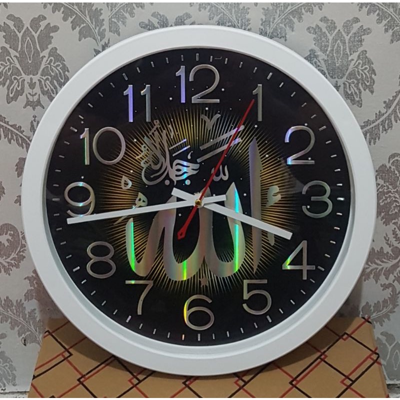 ALLOH PREMIUM CALLIGRAPHY WALL CLOCK | Shopee Philippines