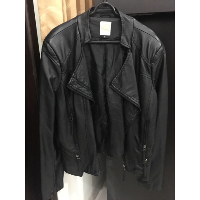 Magnolia Leather Jacket | Leather Jacket | Shopee Philippines