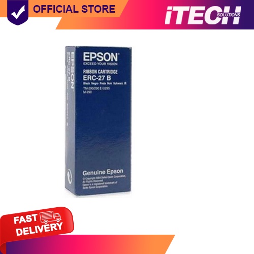 EPSON ERC-27B BLACK RIBBON CARTRIDGE FOR POS TM-290/U295/M-290 | Shopee ...