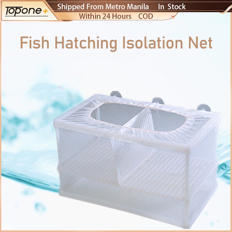 Aquarium Fish Breeding Isolation Mesh Fish Tank Hatchery Breeder Box S ...