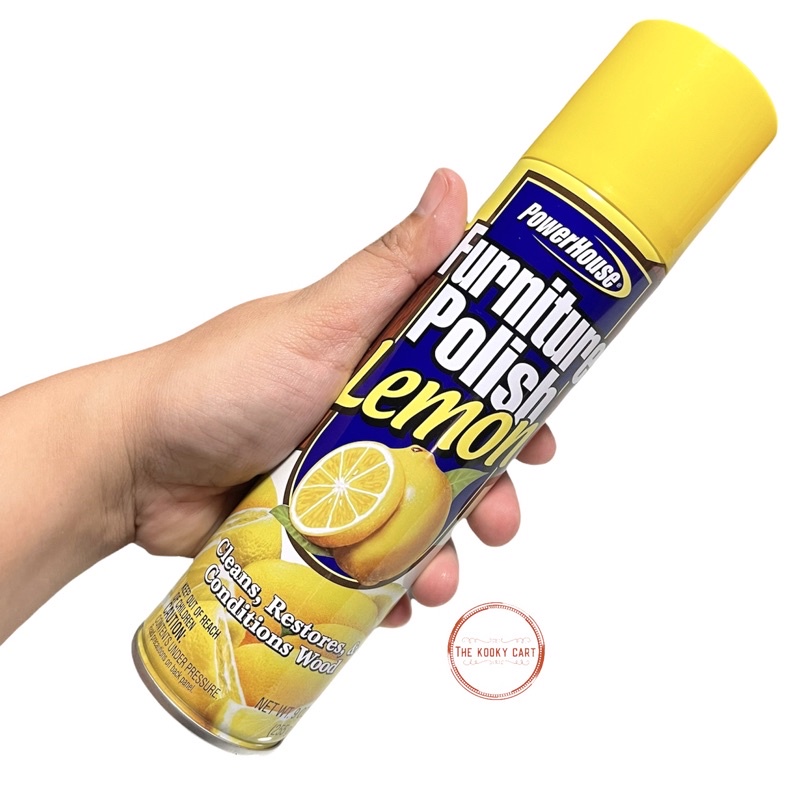 PowerHouse Furniture Polish Cleaner Restores Conditions Wood Orange ...