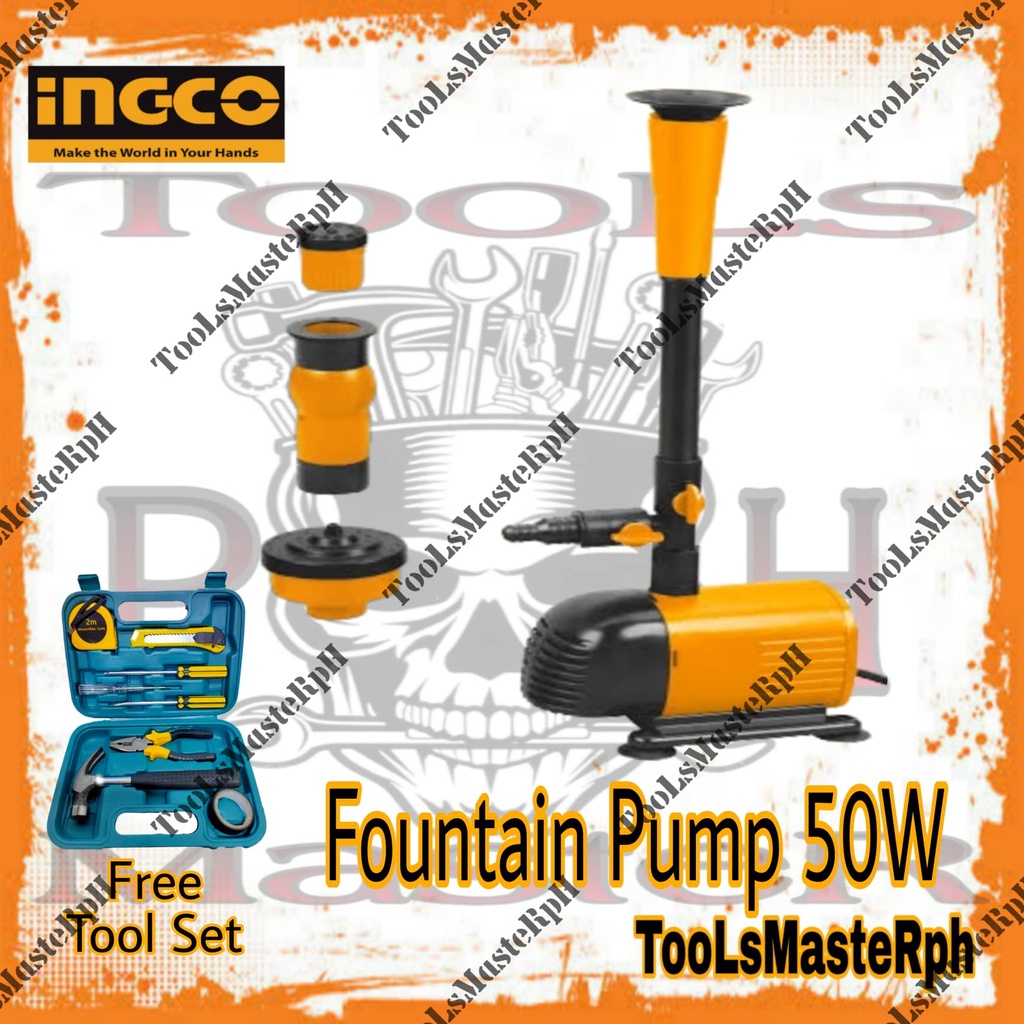 INGCO 50W Fountain Pump FPM501-5 Free Tool Set | Shopee Philippines