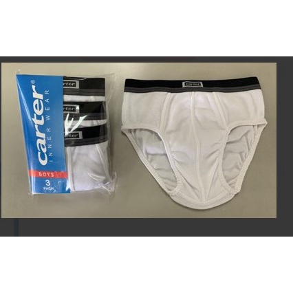 Carter Cool Brief Junior Kids 3in1 White | Shopee Philippines
