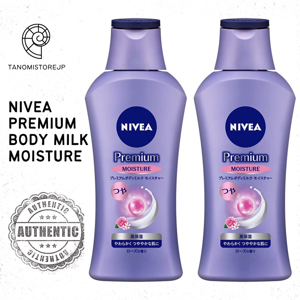 JAPAN Nivea Premium Body Milk Moisture 200G - Made in Japan - Intense Moisturizing! | Shopee ...
