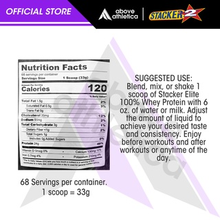 Stacker Elite 100% Whey Protein Powder 5lbs | Shopee Philippines