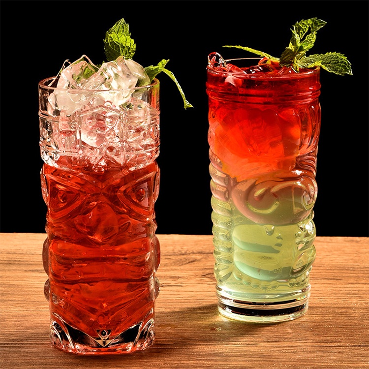 DELISOGA DSKB035 Water mugs glass cup tiki juice cup tiki cocktail ...