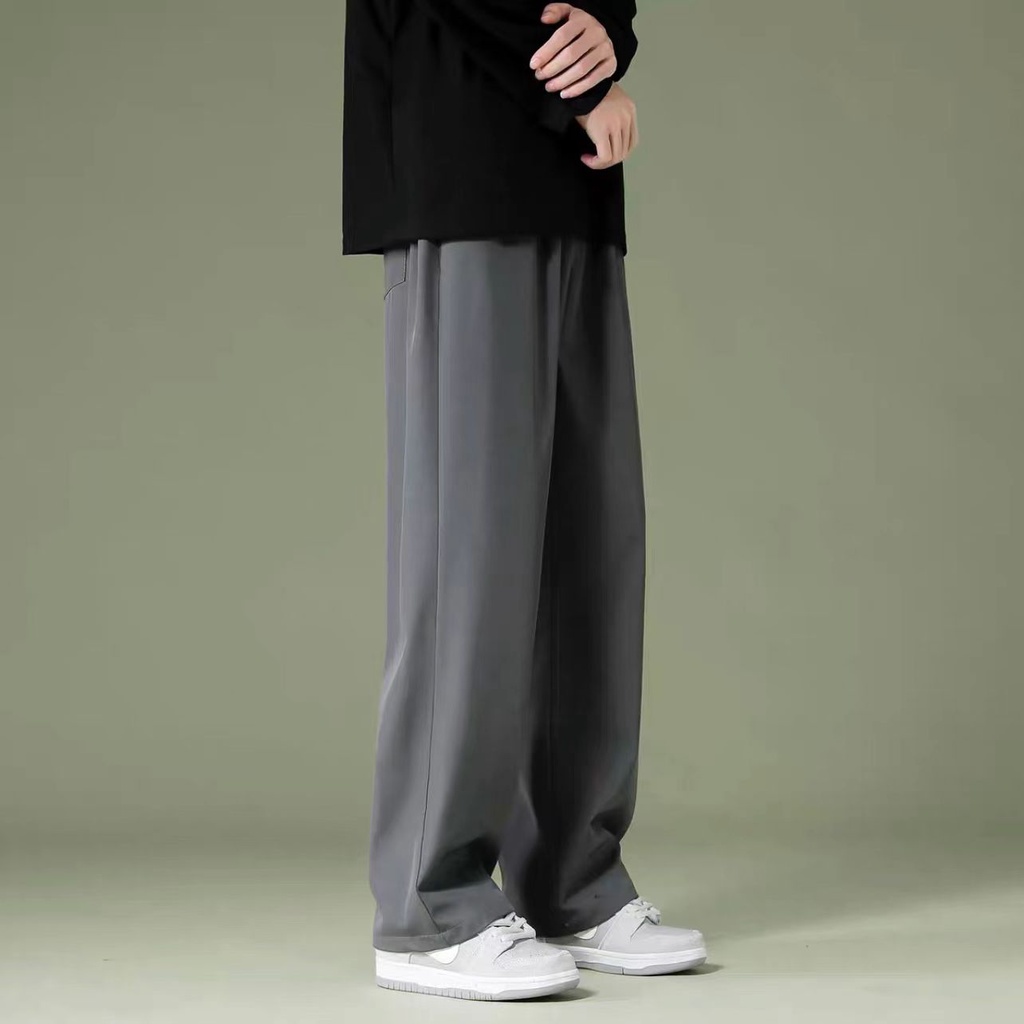 DS Men's Pants Korean High Quality Fashion Straight Casual Pants Korean ...