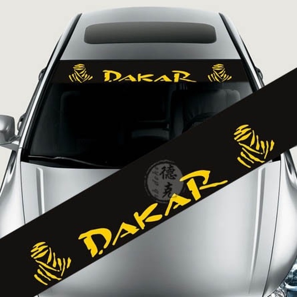 Dakar Personalized Car Stickers Front Stop Stickers Front Back Rise ...