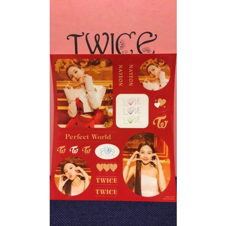 Twice Perfect World Stickers | Shopee Philippines