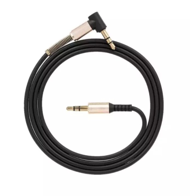ENZO Audio Jack Cable Adapter 3.5mm Male To Male 90 Degree | Shopee ...