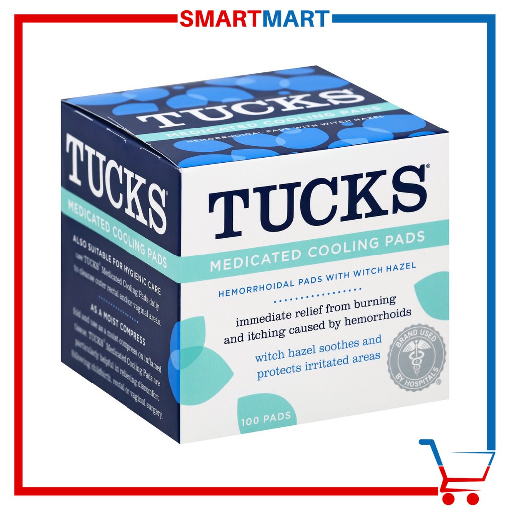 Tucks Hemorrhoid Cooling Pads 100 Pads | Shopee Philippines