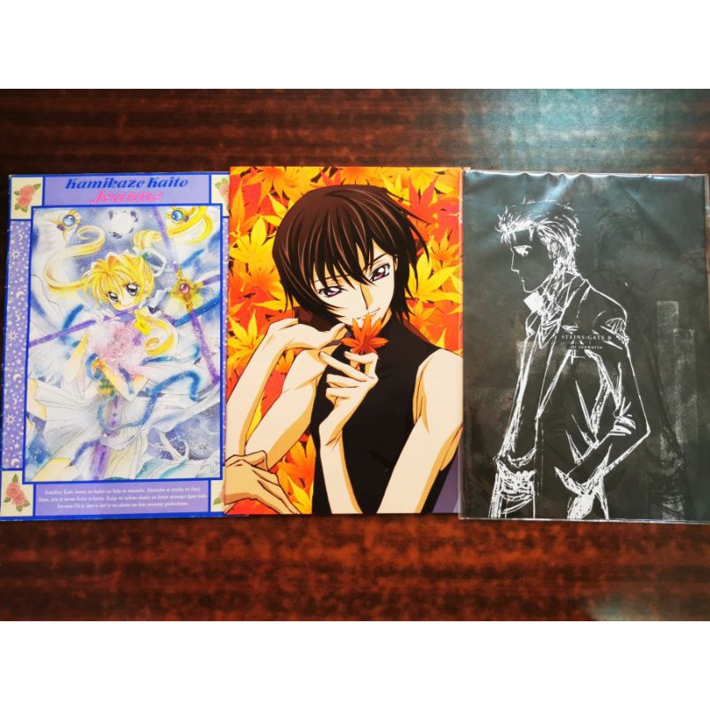 Assorted Anime Notebooks Set (Code Geass/Steins/Jeanne) | Shopee ...